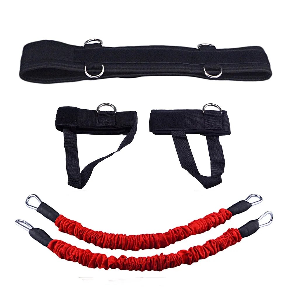 Эспандеры для ног 5 шт. Красный, YD40-red-20lbs