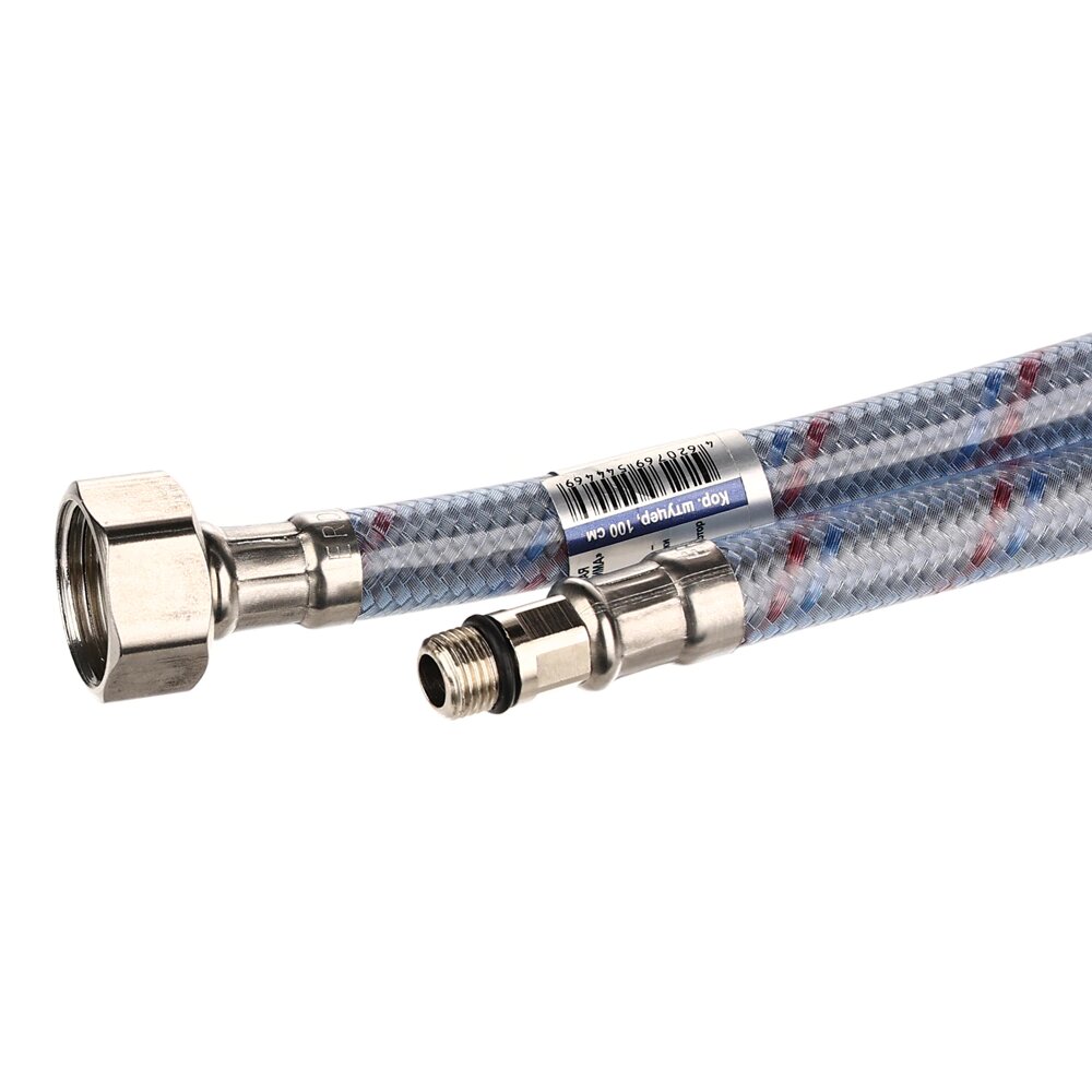 Подводка для смесителя 1/2 Мх10 60 см короткий наконечник оптима МНФ