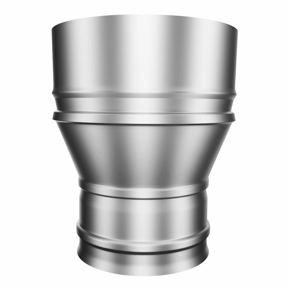 Переходник с конусом Flue Line d130х150 мм 0,8 мм