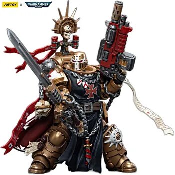 Подвижная фигурка JOYTOY Warhammer 40000 1/18 Верховный маршал черных тамплиеров Хельбрехт