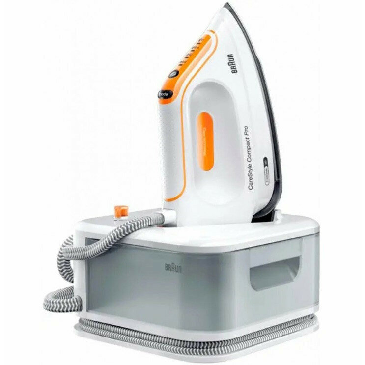 Парогенератор Braun IS2561WH, оранжевый, белый