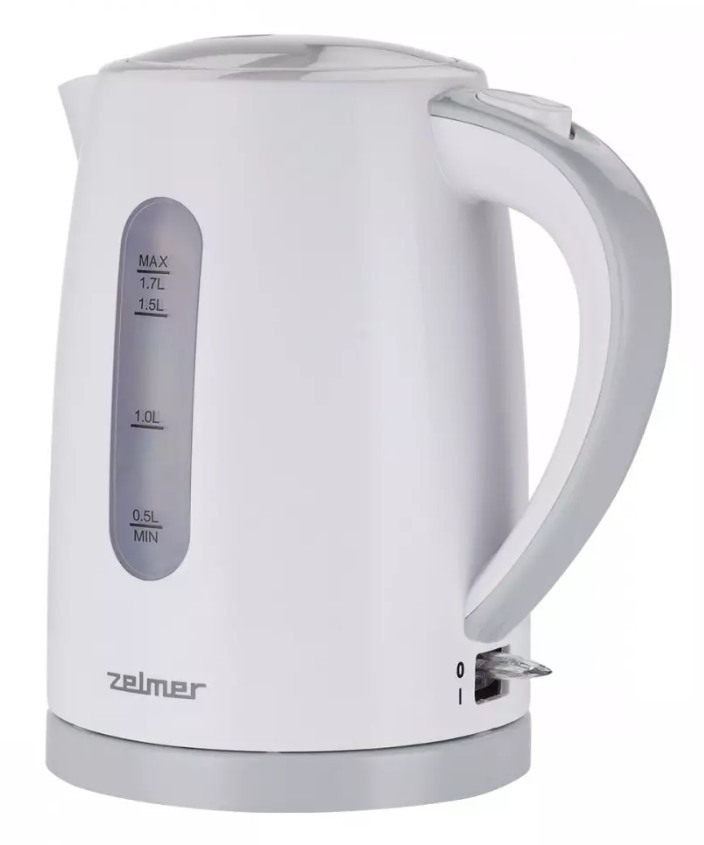 Чайник Zelmer ZCK7616S WHITE/SYMBIO 2200вт 1,7л