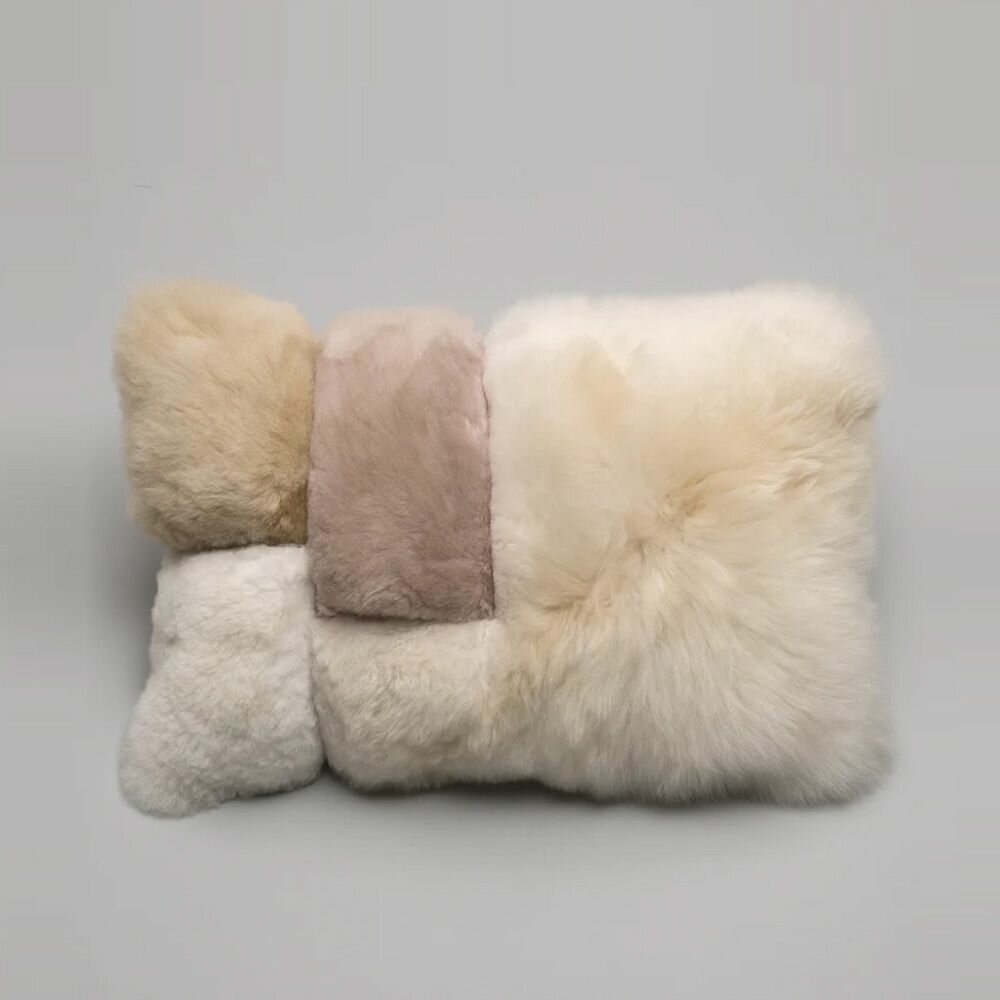 Alpaca Colorblock Sandstone Подушка