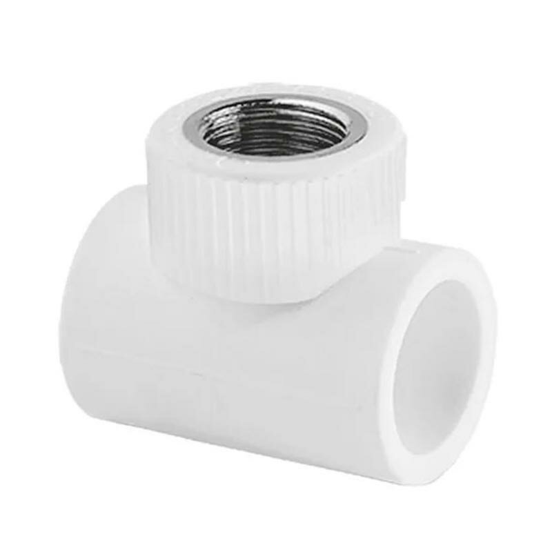 Тройник ПП TEBO полипропилен комбинированный 32 мм 1/2" ВР