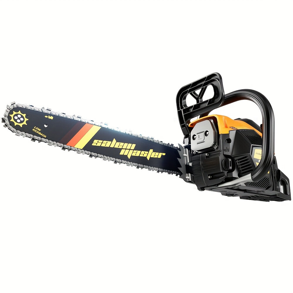 20-дюймовая бензиновая цепная пила: 2 бензиновые цепные пилы, предназначенные для резки древесины, для использования на открытом воздухе, в садах, на фермах, с основными инструментами в комплекте.