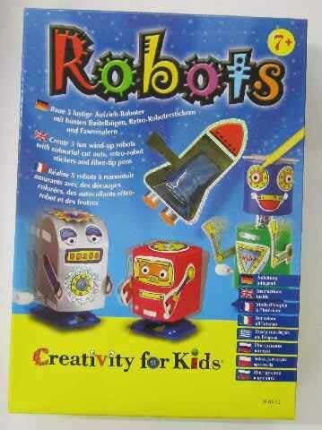 Набор для создания поделки Faber-Castell "Роботы", для детского творчества, в коробке