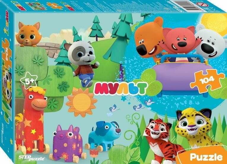 Пазл Step Puzzle "Ми-Ми-Мишки и другие мультфильмы", 104 элемента