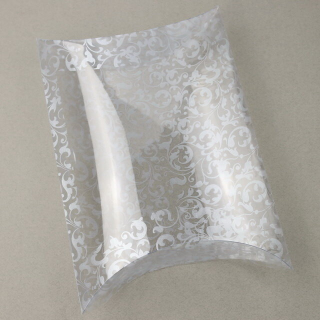 Подарочная коробка Узорная прозрачная 30*22 см, Mister Christmas, KPP-L