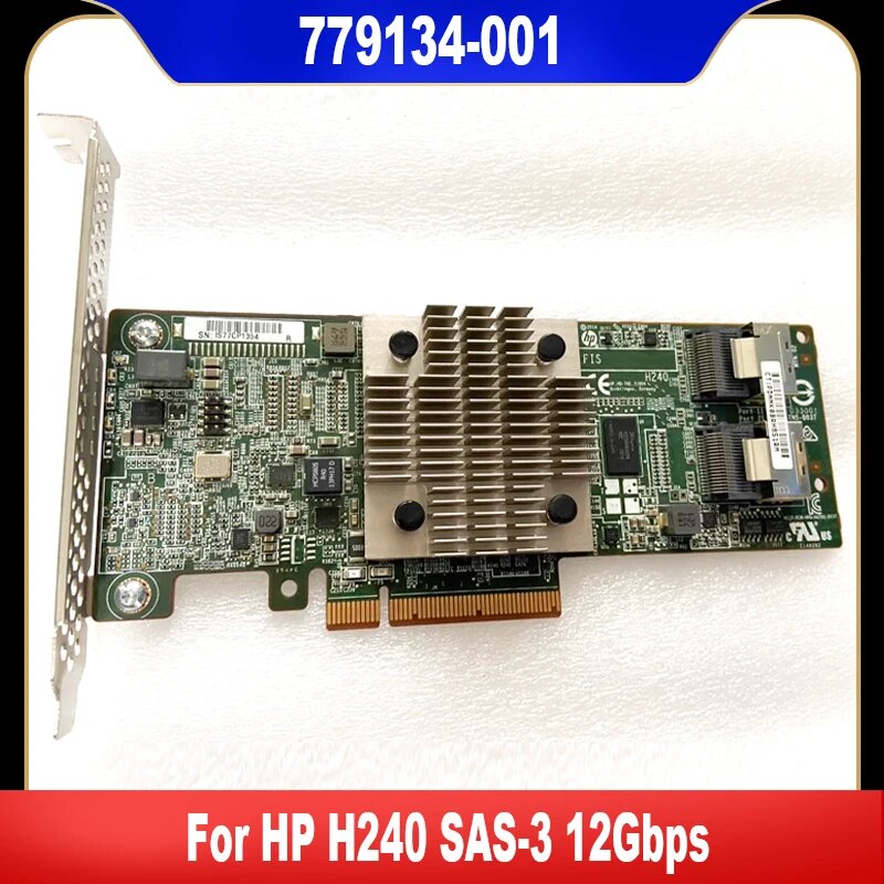 779134-001 Оригинал для HP H240 SAS-3 12Gbps Array карта 761873-B21 726907-B21 HBA контроллер Плата расширения хост-шина адаптер