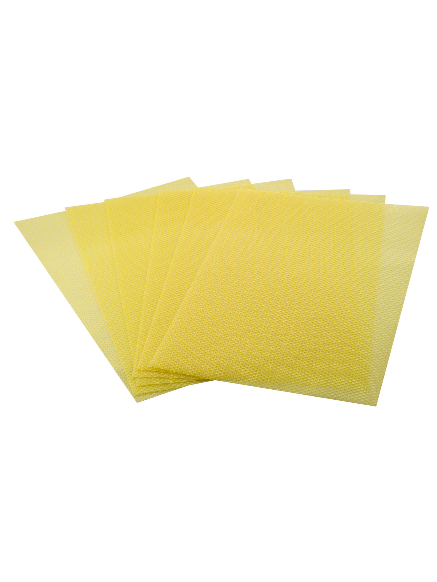 Универсальные кухонные коврики в холодильник для полок – 6 шт. Жёлтые. / Защитная пленка в шкафы, на полки и на стол.