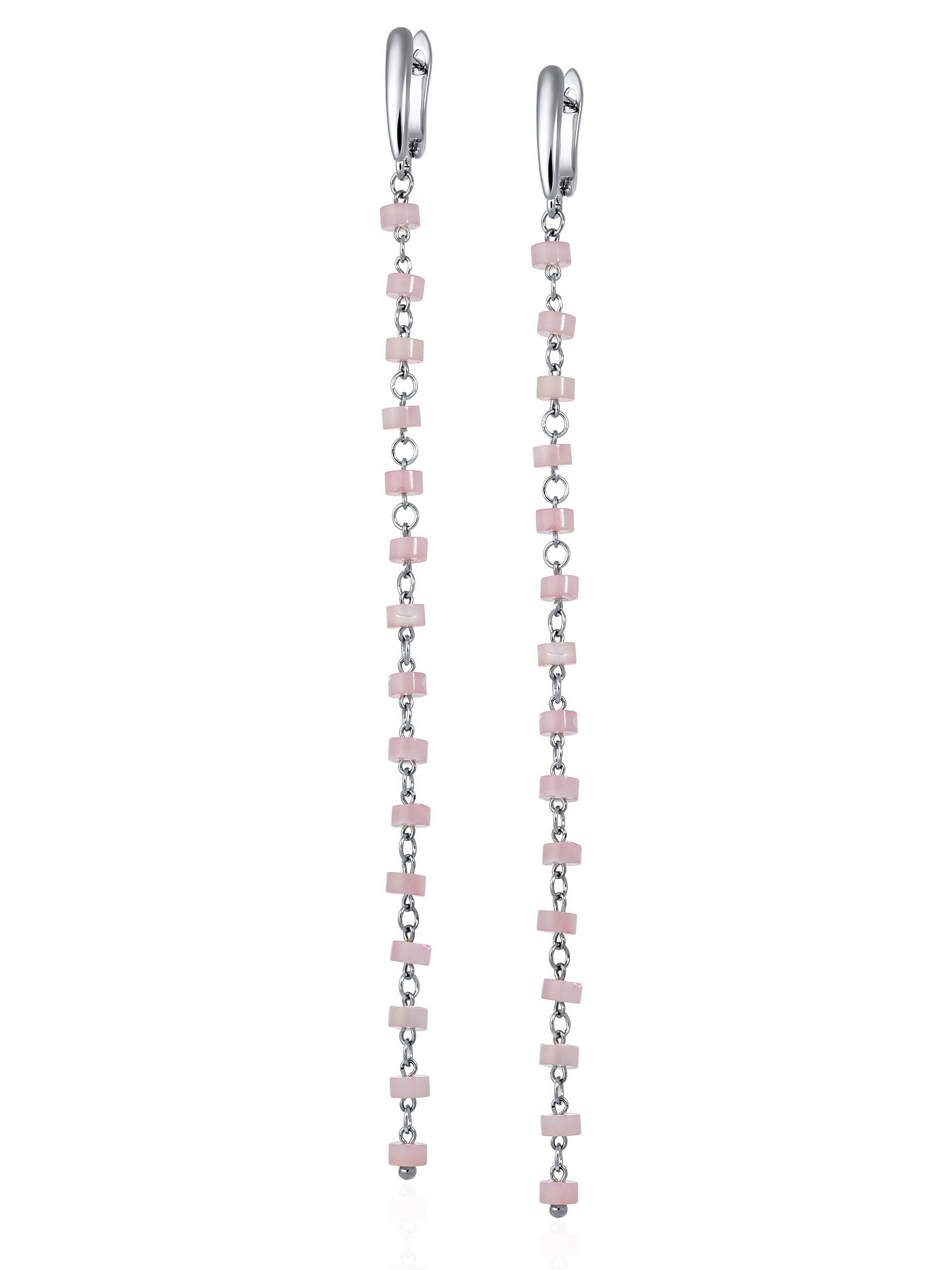 Серьги с подвесками L'attrice, перламутр