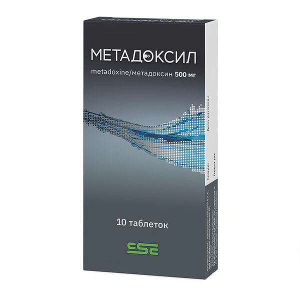 Метадоксил таблетки 500мг 10шт