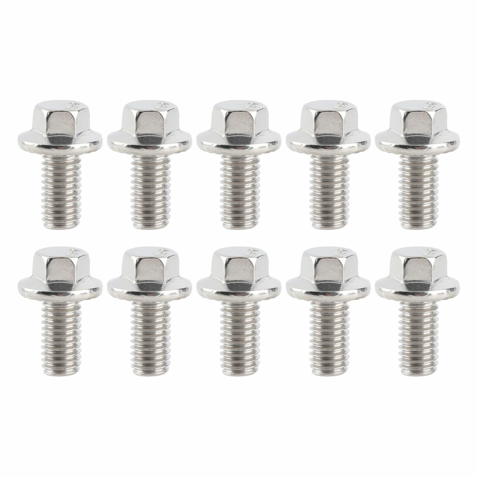 10 шт. винты M8 с шестигранным фланцем, нержавеющая сталь SS304, болты с колпачковой головкой