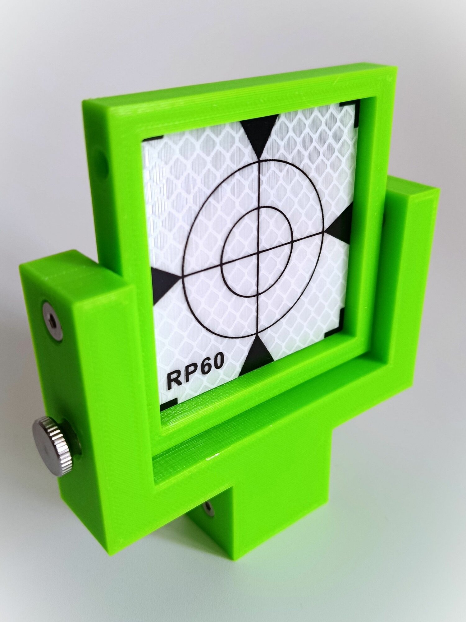 Геодезический отражатель (60х60) мм для вехи с фиксатором