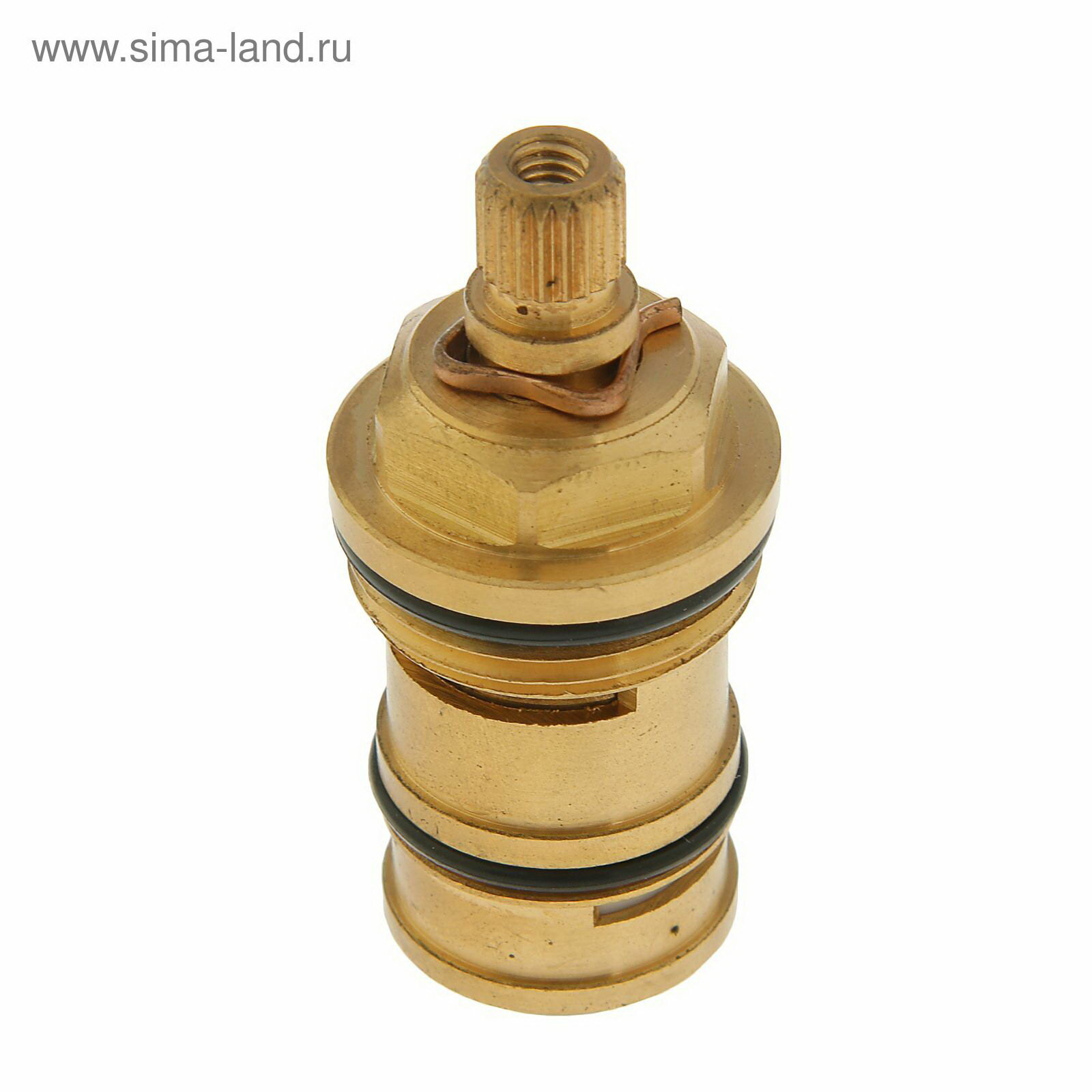 Кран-букса A450-6, переключатель в диверторе, 20 шлицов, материал корпуса: латунь
