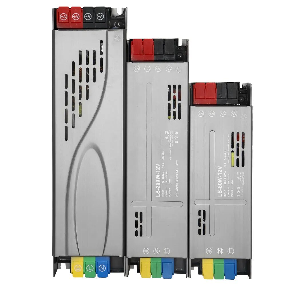 LOAMLIN Трансформатор освещения DC12/24V 60-400W для светодиодной ленты RGB RGBIC, DC24V, 400W