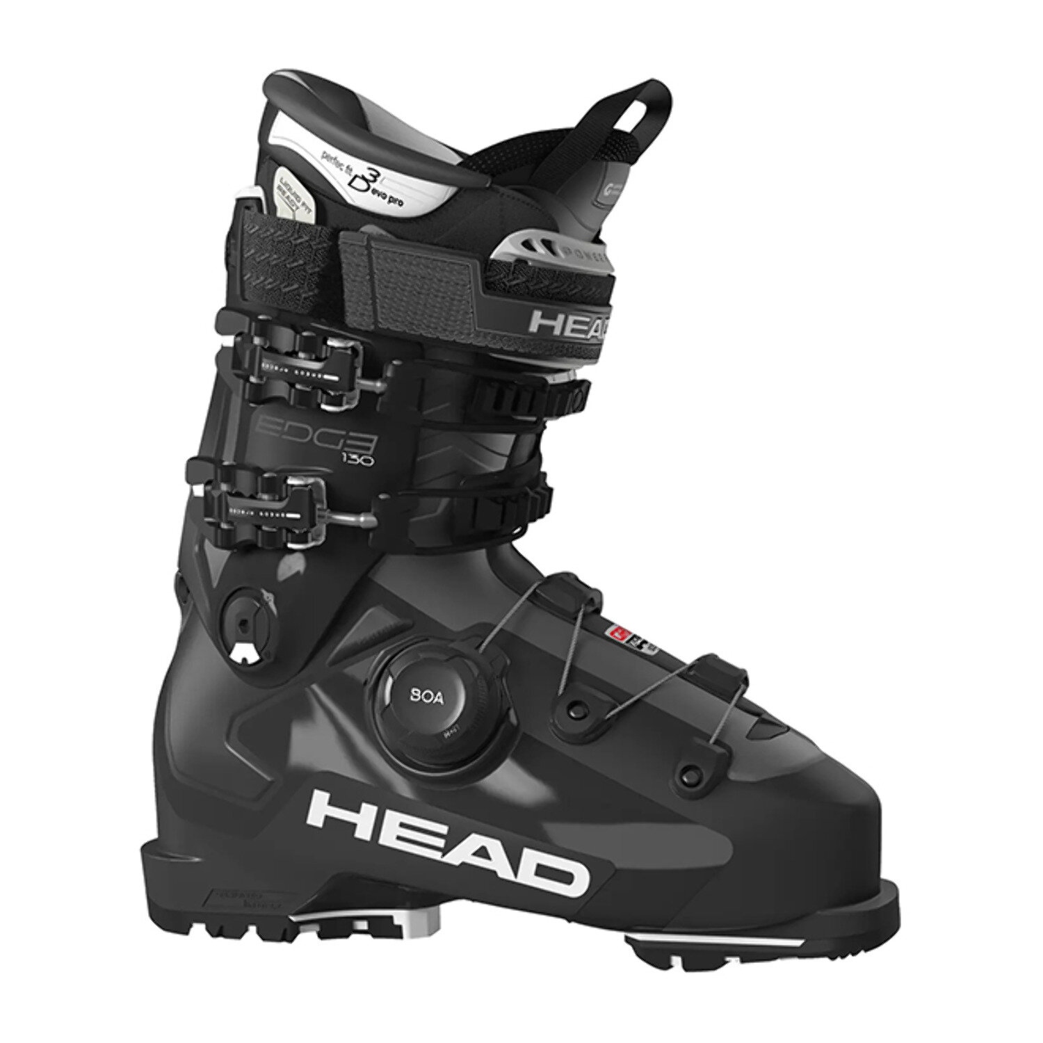 Горнолыжные ботинки Head Edge 130 HV GW BOA Black/White 25/26 , для мужчин , черный
