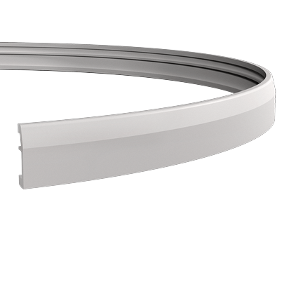 Плинтус Гибкий Европласт Лепнина 1.53.106 Д2000хШ17хВ70 мм.