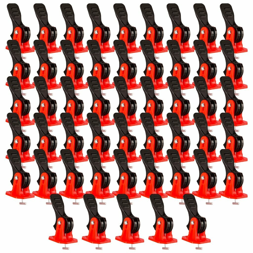 Упаковка из 50 выравнивателей плитки Системы выравнивания плитки для бесшовной укладки пола с легкими пресс-дизайнами