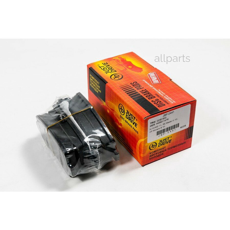 JUST DRIVE JBP0441 Колодки тормозные дисковые задние