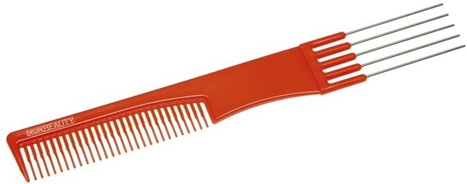Dewal Beauty DBO6506 Расческа для начеса с металлическими зубцами оранжевая dewal beauty
