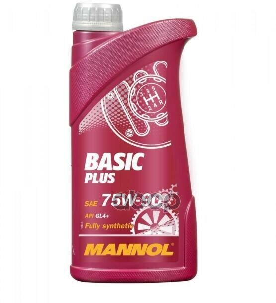 8108-1 Трансмиссионное Масло Basic Plus 75W90 Gl-4 + 1Л. См. Ch Basic Gls MANNOL арт. MN8108-1
