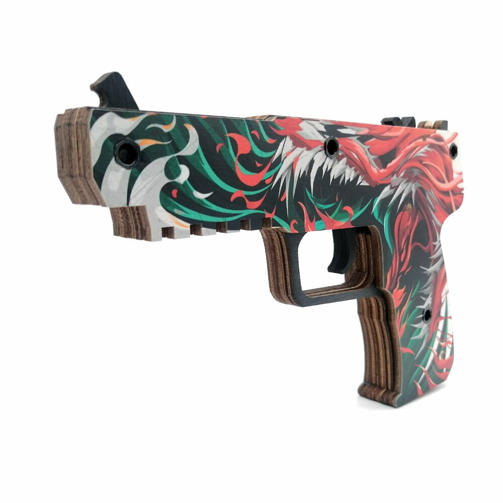 Деревянный пистолет Файв Севен Веном (резинкострел) Mod.2 EcoToys