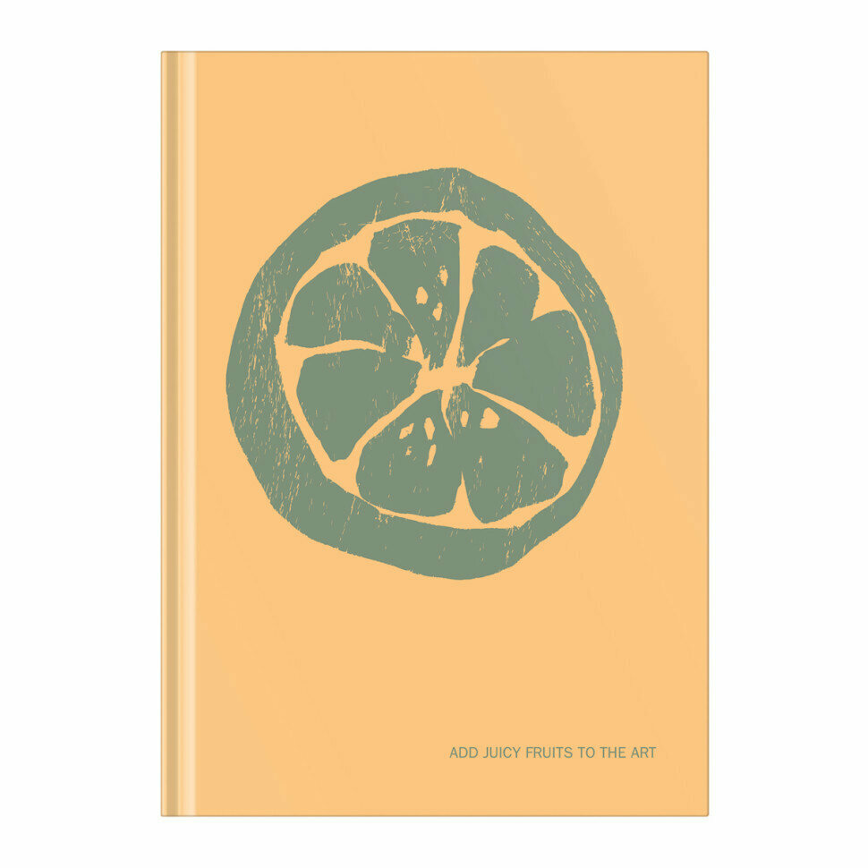 Записная книжка А5 64л. BG "Juicy fruits", soft-touch ламинация, блок-еженедельник, 342955