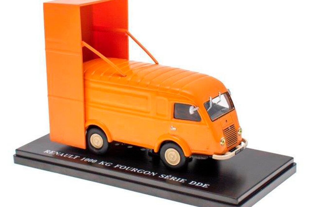 Модель коллекционная ALTAYA Renault 1000 kg fourgon serie dde 1964 orange