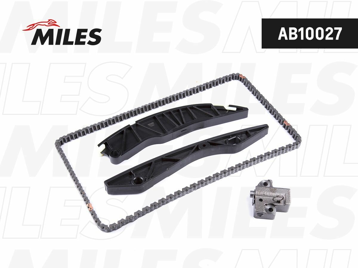 Комплект цепи ГРМ FORD TRANSIT 2.4 Duratorq 10- без звездочек, MILES AB10027