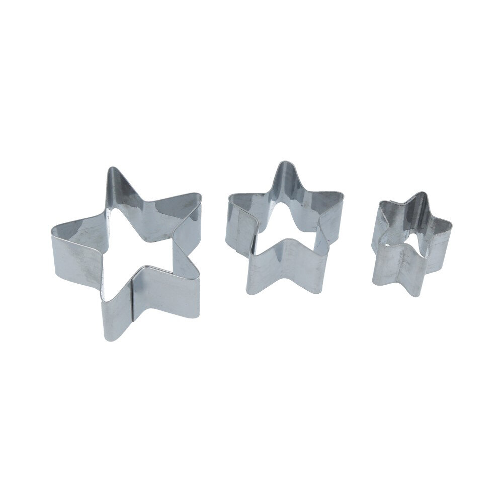 AFD-00008 Вырубка Звезда 1.8х1.8, 2.8х2.8 и 3.8х3.8 набор для рукоделия и декора 3шт
