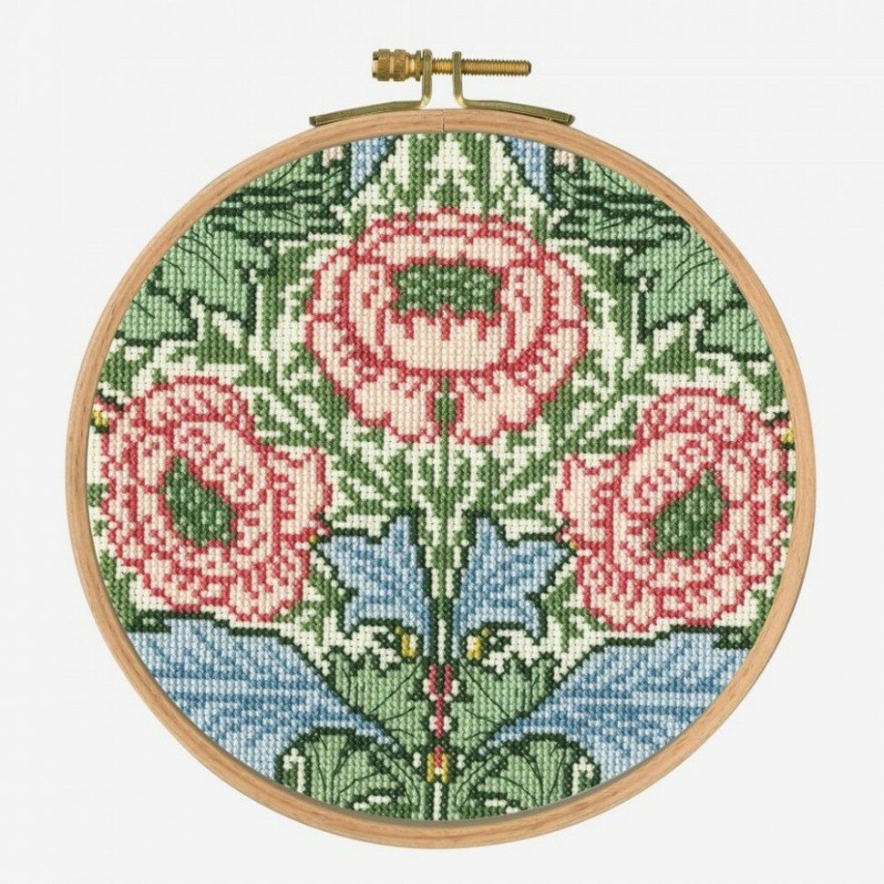 Набор для вышивания DMC #BL1175 J.N. Dearle - Myrtle (Дж. Н. Дирл - Миртл), Счетный крест, 18 см