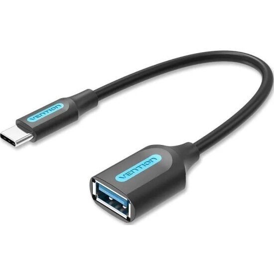 Адаптер-переходник Vention USB CM/ OTG USB 3.0 AF, гибкий - 0,15м. (CCVBB)