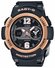 Наручные часы CASIO Baby-G, черный/оранжевый
