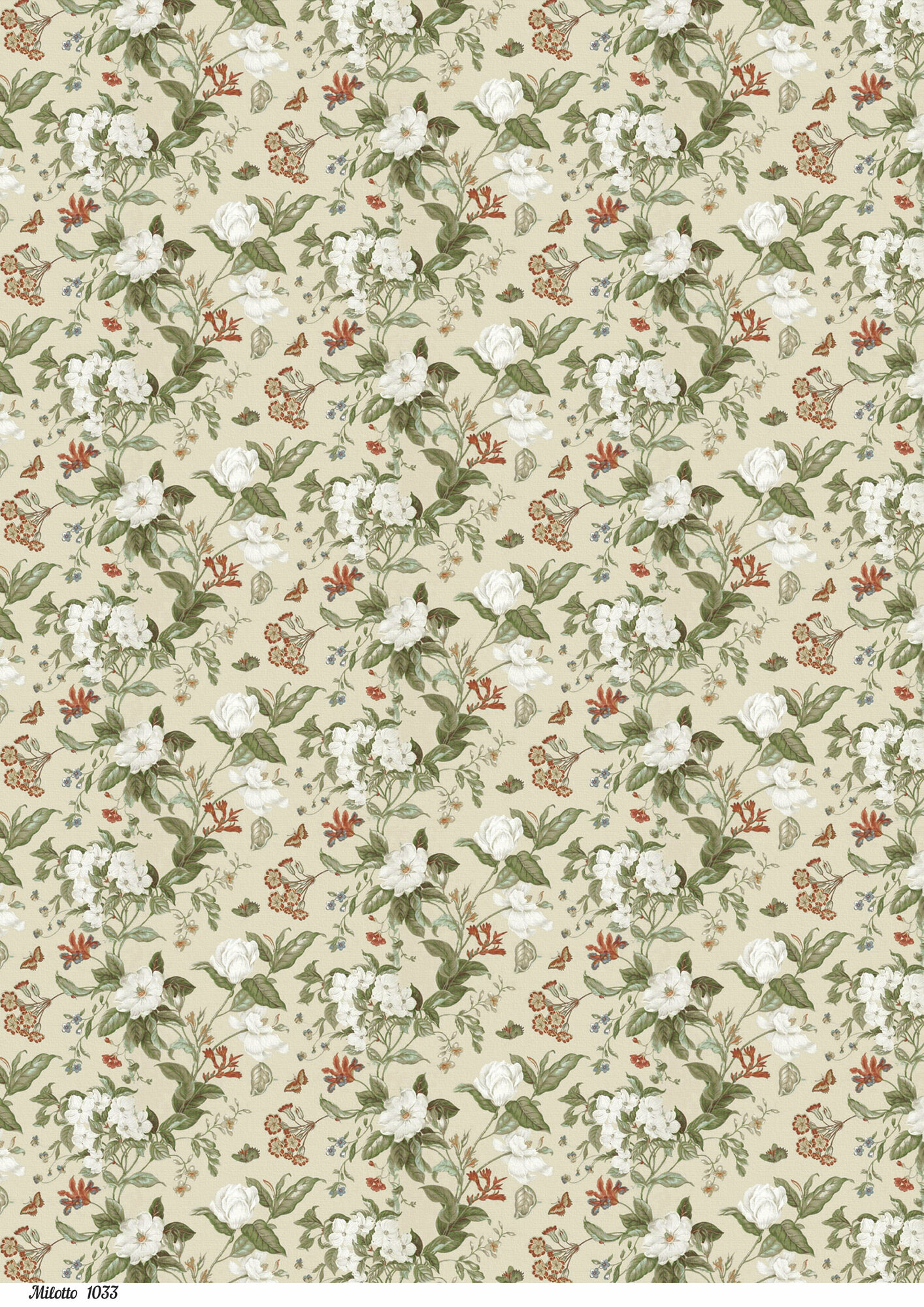 Картинки для декупажа на рисовой бумаге A4 1033 фон цветы винтаж Milotto