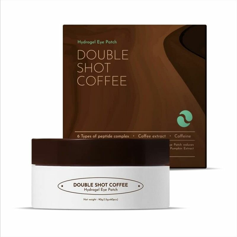 ORJENA Гидрогелевые патчи с кофеином Double Shot Coffee Hydrogel Eye Patches