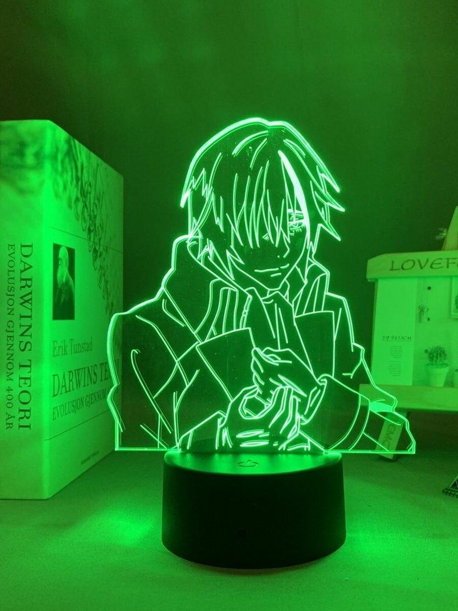 Ночник Аниме О моём перерождении в слизь - That Time I Got Reincarnated as a Slime. Подарок фанату аниме и манги — декор в комнату с любимыми персонажами, в стиле отаку и японской анимации.