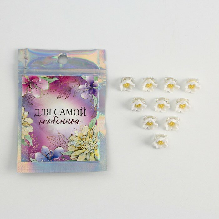 Art beauty Заколки для волос «Для самой особенной», 10 шт, 1.3×1.3×1.5 см