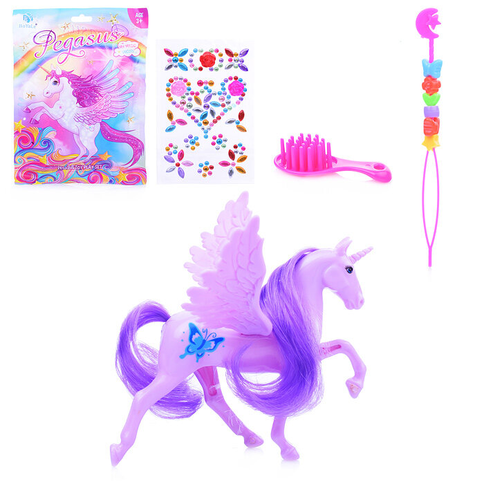 Лошадка BYL33027-1 "Радужная" в пакете