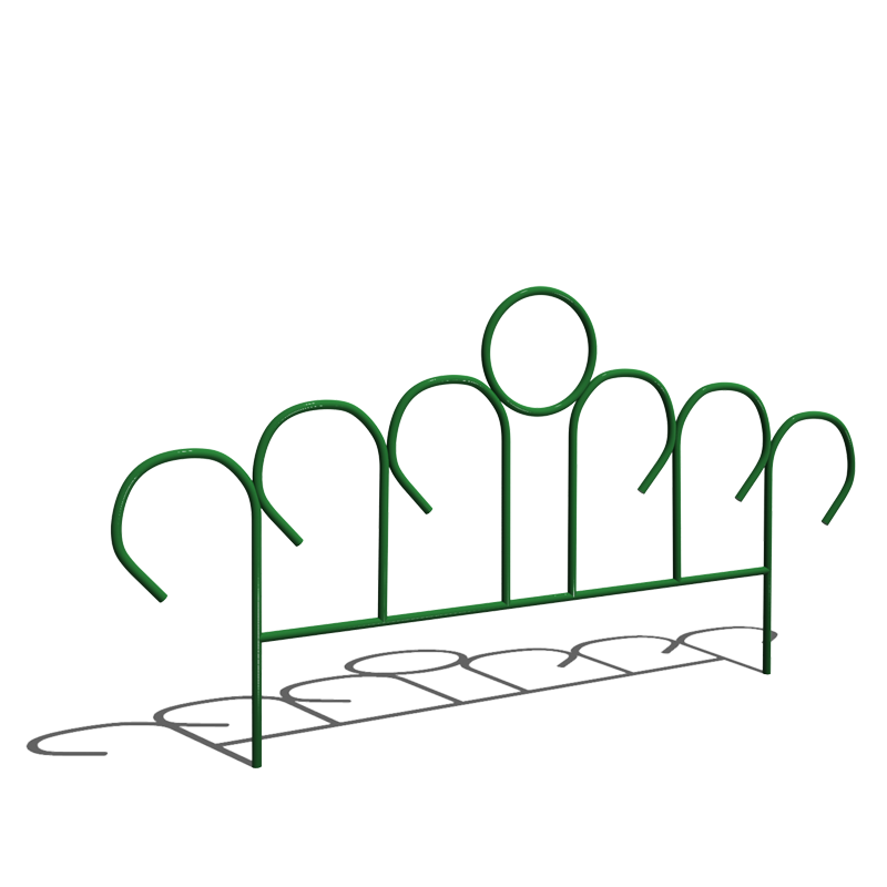Заборчик садовый Кружок h 0,49 м х 0,83, 5шт, общая длина 4,15 м Тверь-М