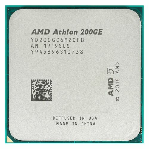 Процессор AMD Athlon 200GE, AM4, OEM [yd200gc6m2ofb]