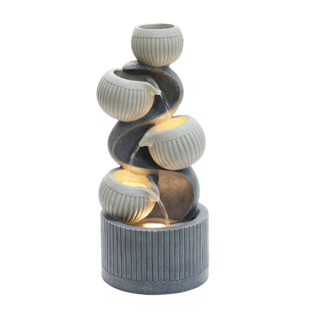 Фонтан декоративный " Каскад" с подсветкой