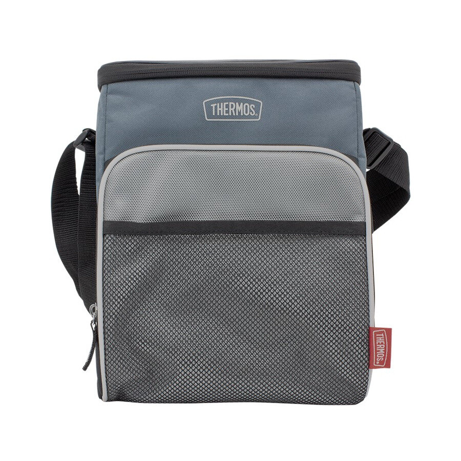 Сумка-термос Thermos 12 Can Cooler 9 л, 21,5х15,5х25 см, полиэстер, серая (179951)