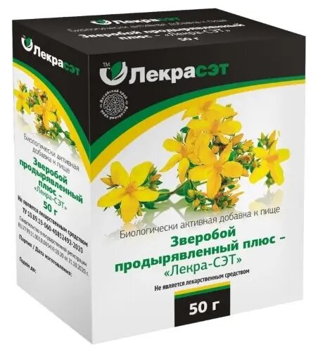 Зверобой продырявленный плюс-лекра-сэт 50 гр 3уп