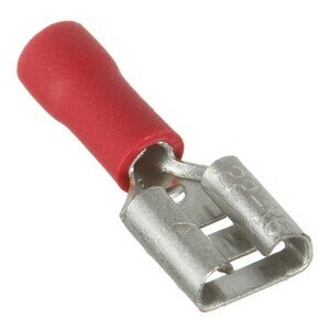 Разъем штекерный штыревой плоский изолированный КВТ РПИ-М d6,3 мм 0,25-1,5 кв. мм (60 шт.)