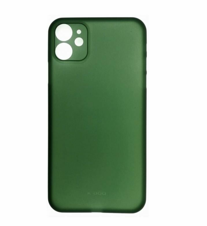 Чехол на iPhone 11, Air Skin ультратонкий пластик, зеленый
