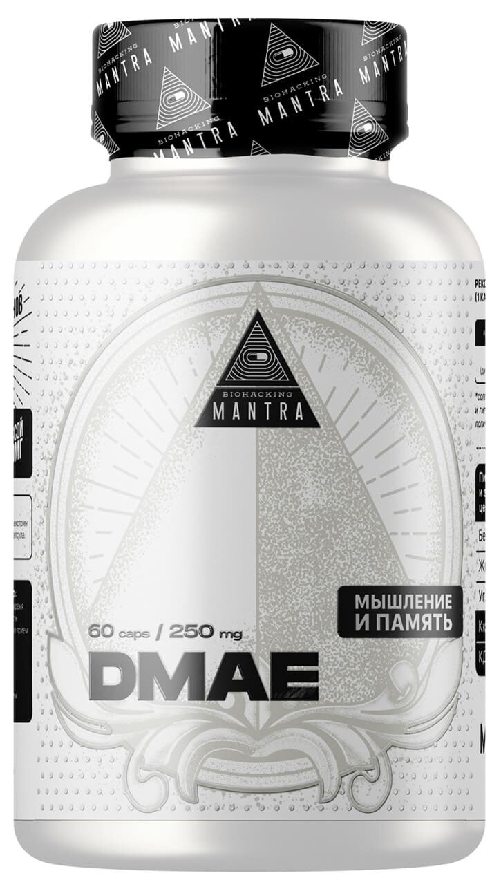 Mantra DMAE, дмае 250 мг 60 капсул