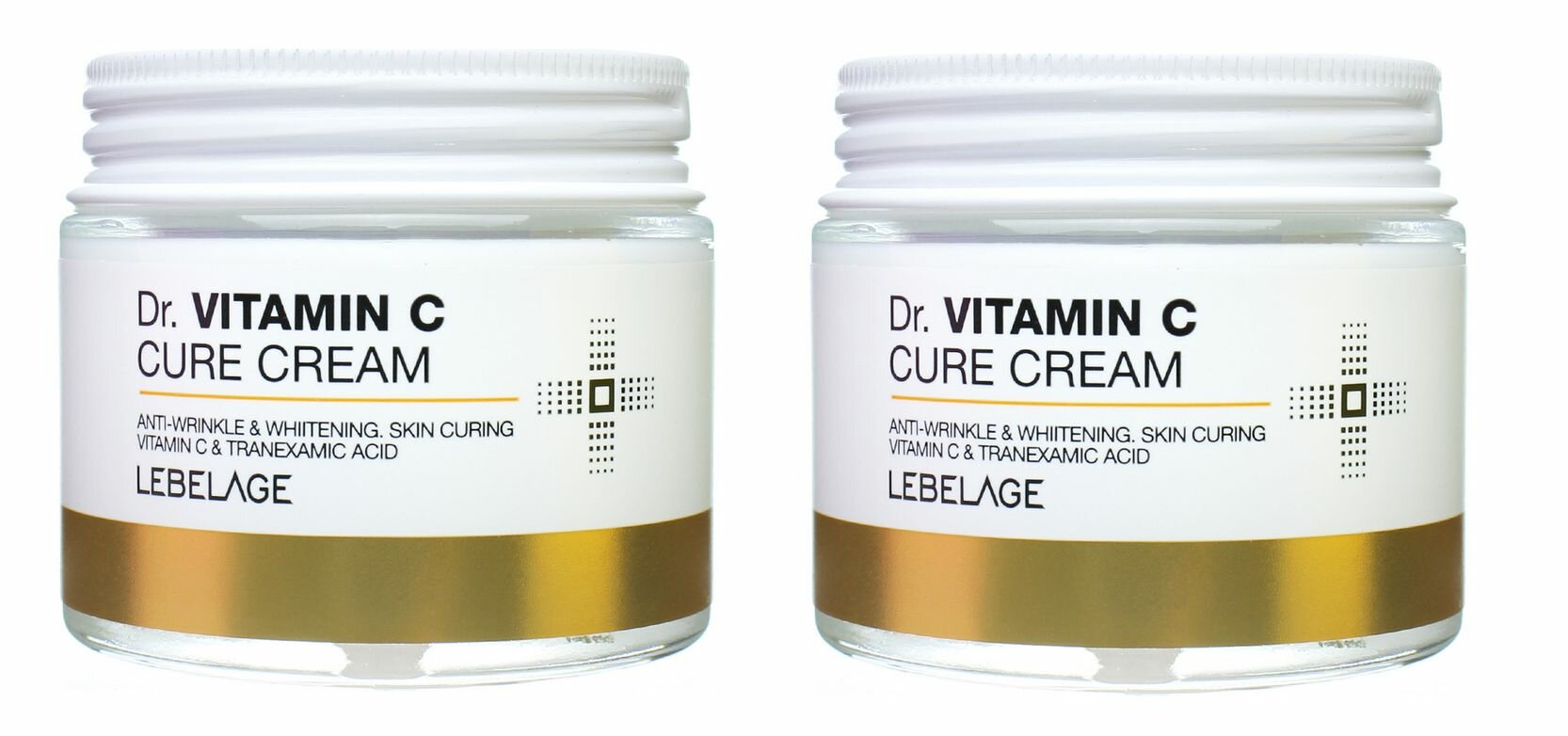 LEBELAGE Крем для лица осветляющий с витамином С Dr. Vitamin C Cure Cream, 70 мл - 2 штуки