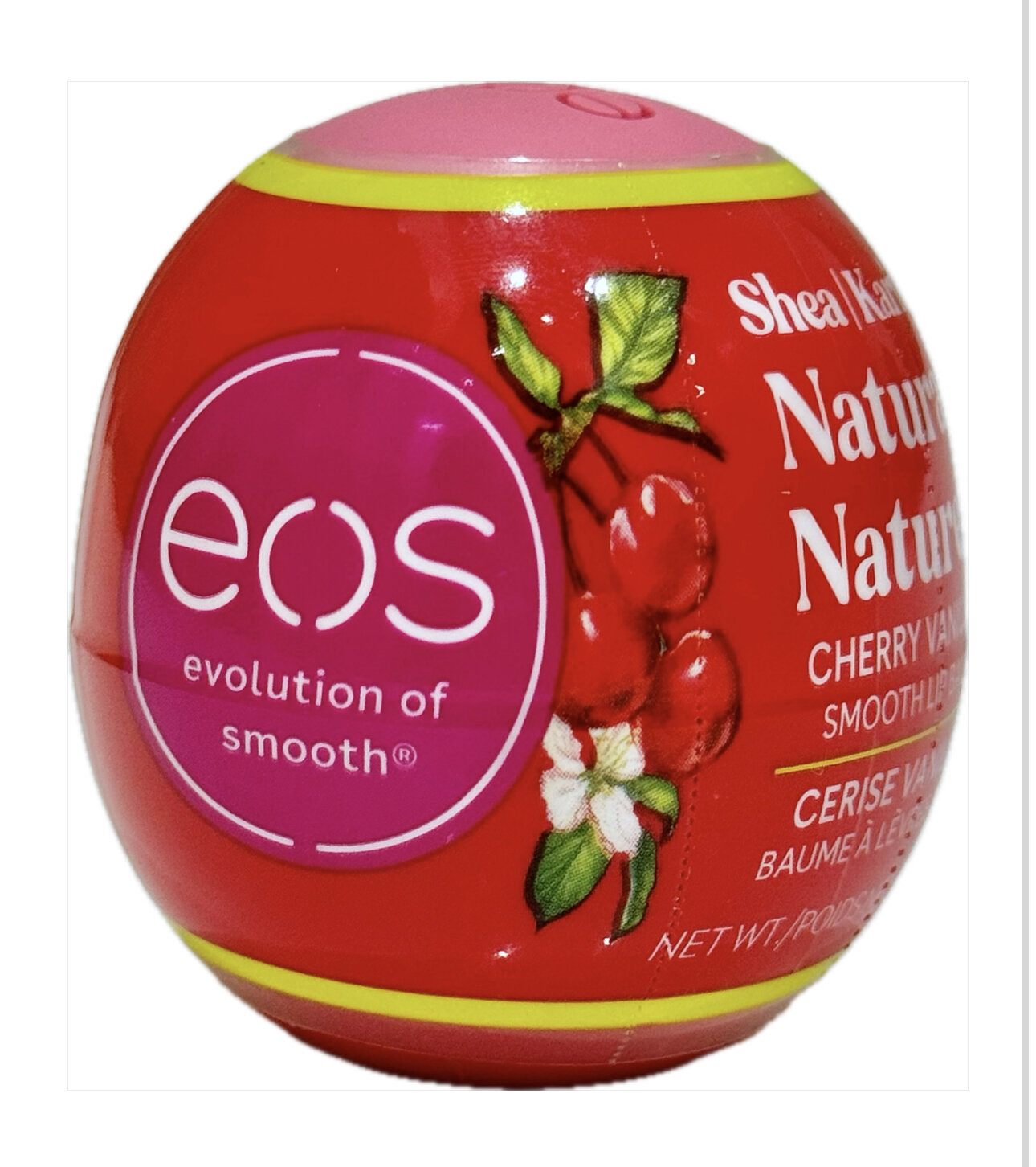 EOS Бальзам для губ Cherry Vanilla Lip Balm Сахарная Вишня и Ваниль, 7 г