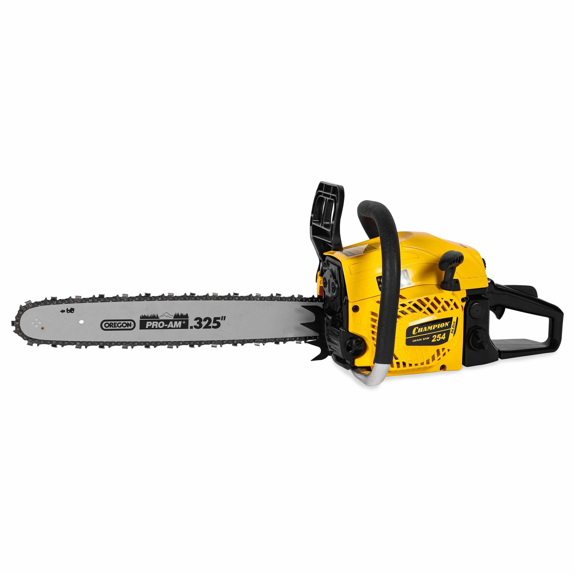Бензопила CHAMPION 254-18, шина 18", шаг 0,325, 2,5кВт, легкий старт